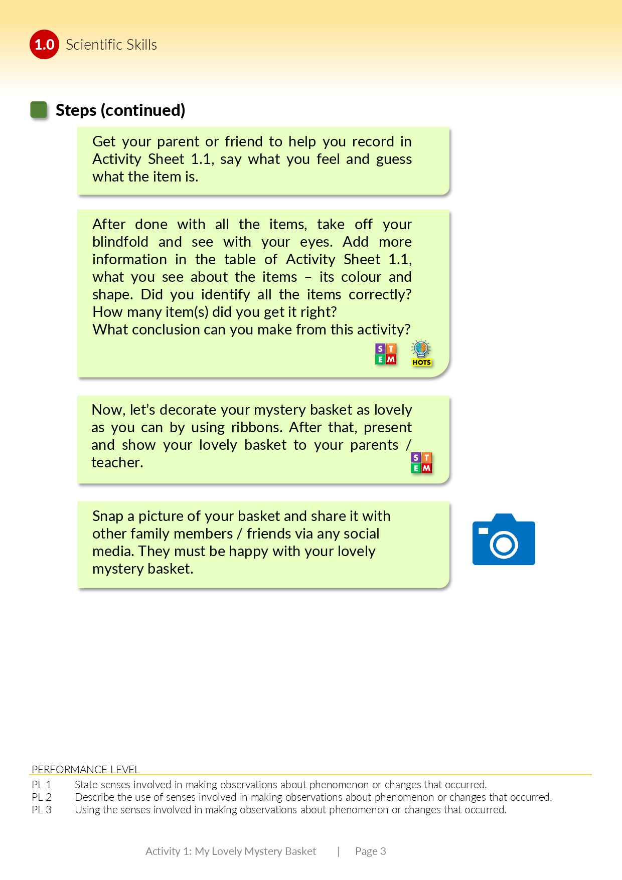 Science Student Activity Book Year 3A » SPARKS Education PLT